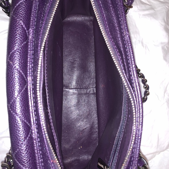 CHANEL | Bags | Chanel Vintage Plum Colored Bag | Poshmark